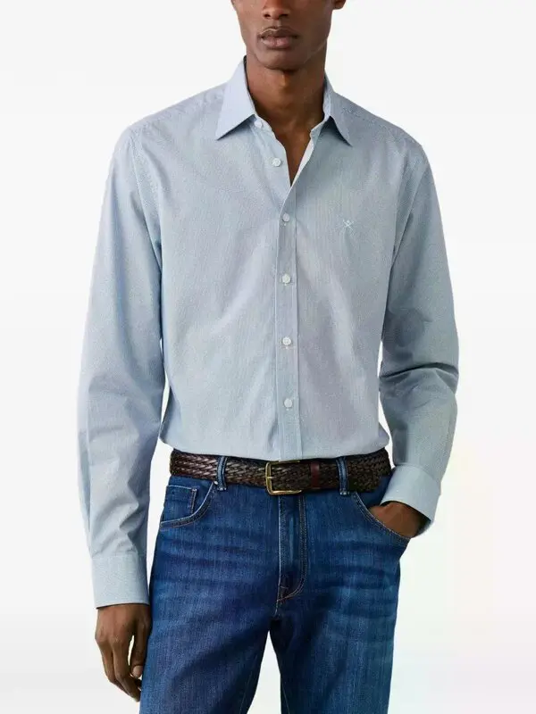 HACKETT LONDON Geometric-print Shirt