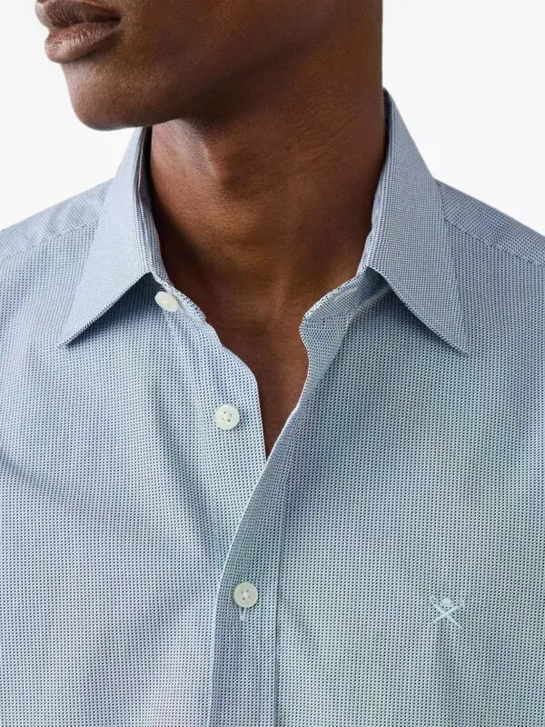 HACKETT LONDON Geometric-print Shirt