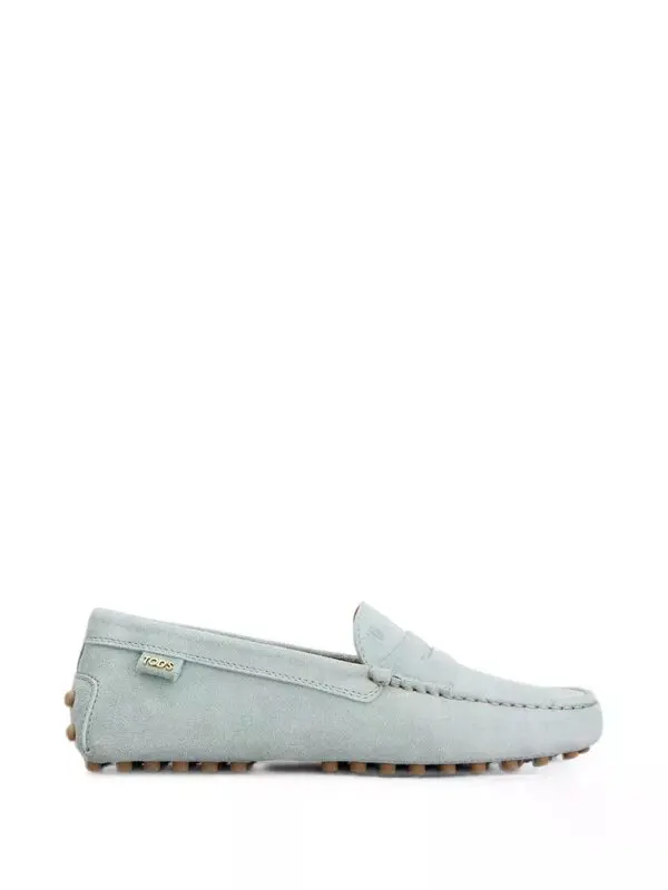 TOD'S Gommino Loafers In Suede - Blue