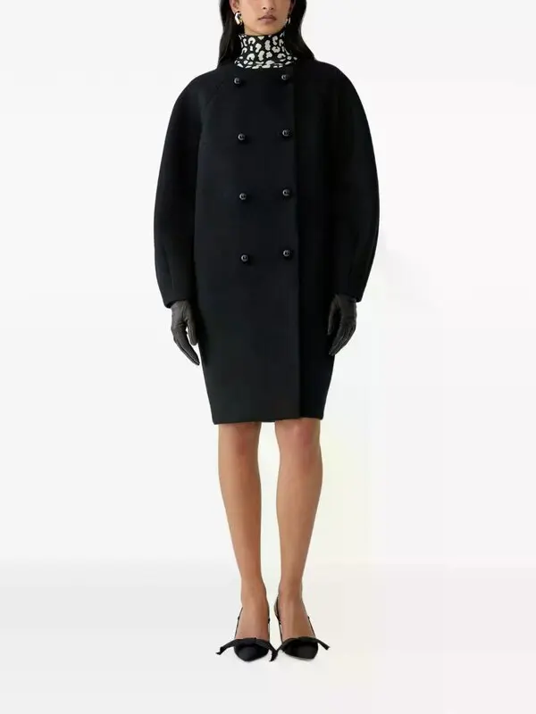 Carolina Herrera Double-breasted Cocoon Coat