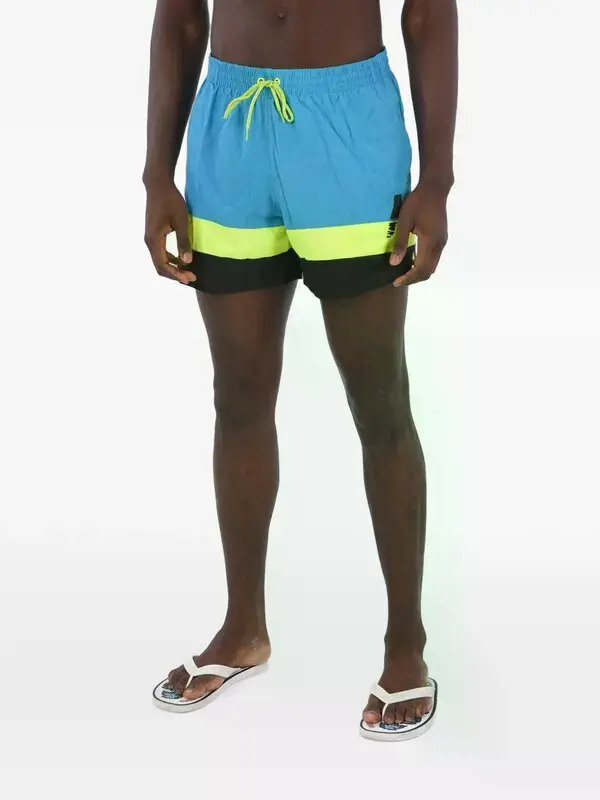 Nike Logo-print Swim Shorts - Blue