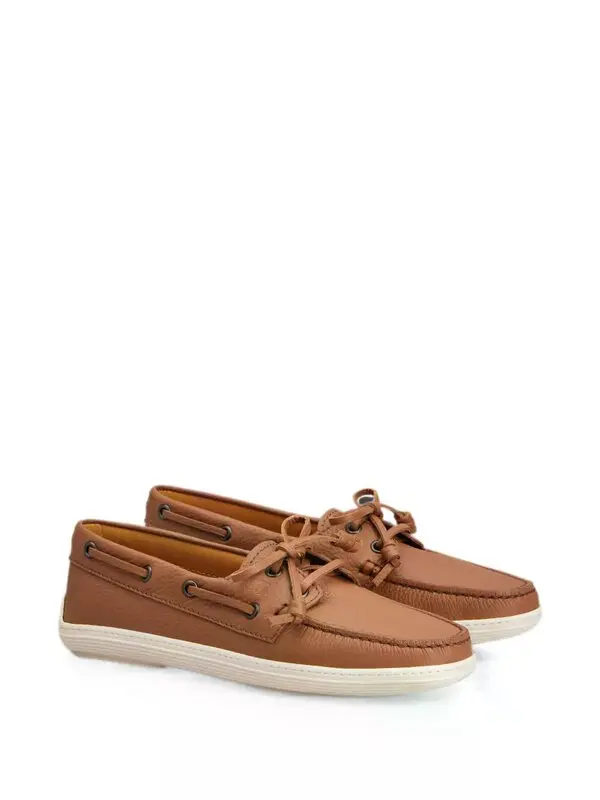 TOD'S Boat Shoes In Leather