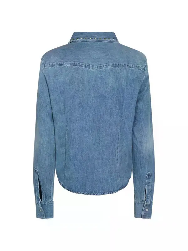 LOIS Studded Denim Shirt - Blue