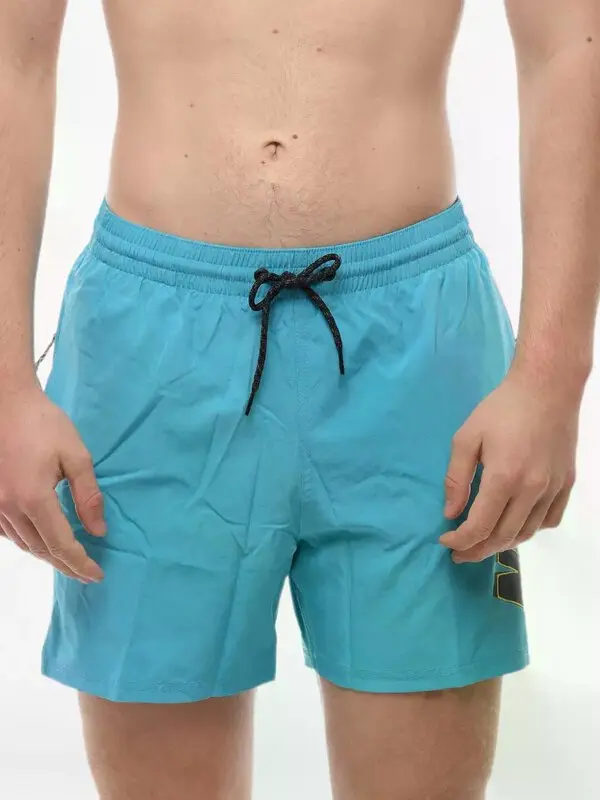Nike Logo-print Swim Trunks - Blue