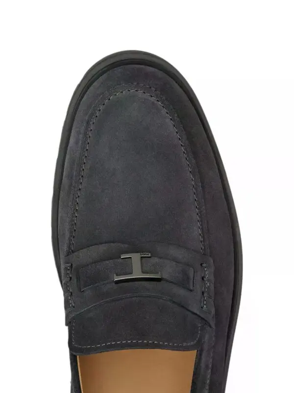 TOD'S Selleria Logo-plaque Loafers