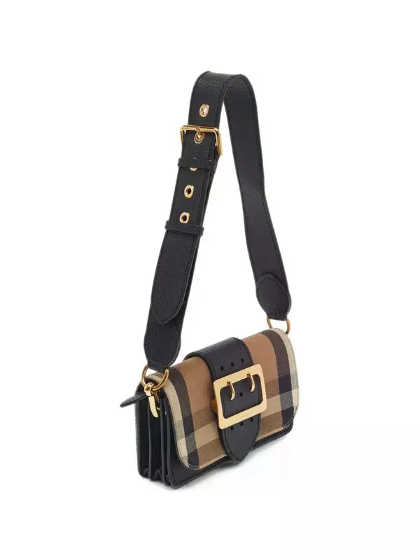 Burberry Small Buckle House Check Shoulder Bag