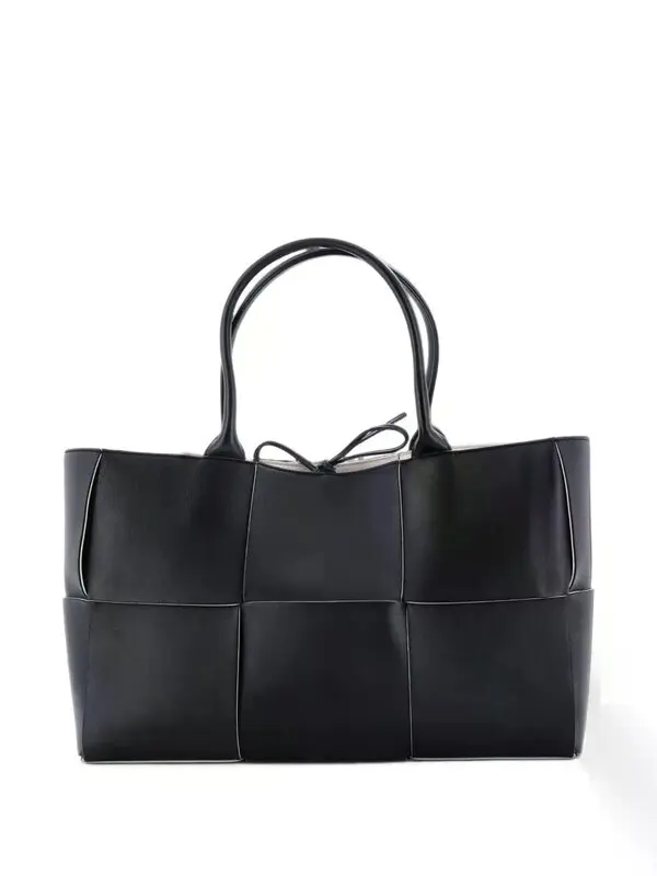 Bottega Veneta Arco Maxi Intrecciato Leather Medium Tote Bag
