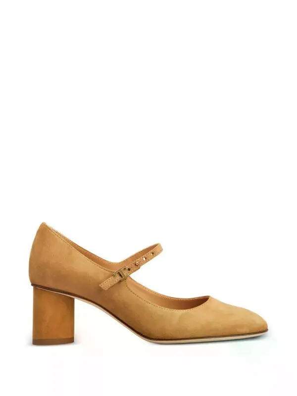 TOD'S T-logo Block-heel Pumps