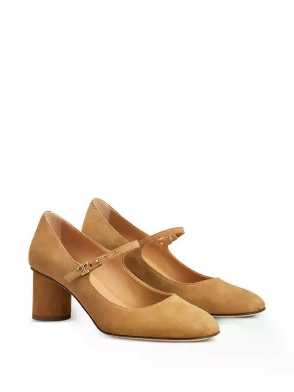 TOD'S T-logo Block-heel Pumps