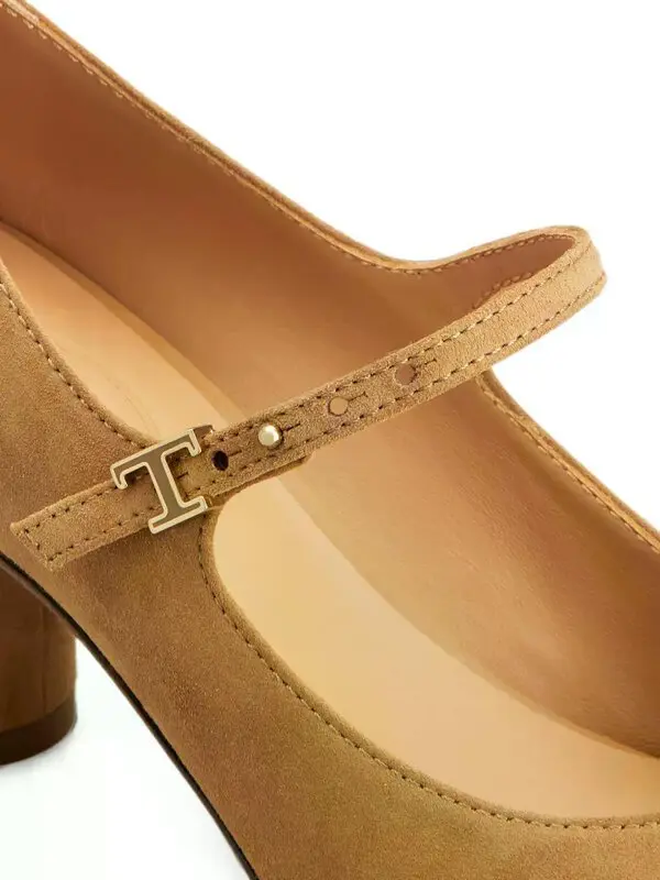 TOD'S T-logo Block-heel Pumps