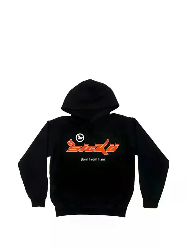 SICKO Bornfrompain Og Pain Hoodie - Black