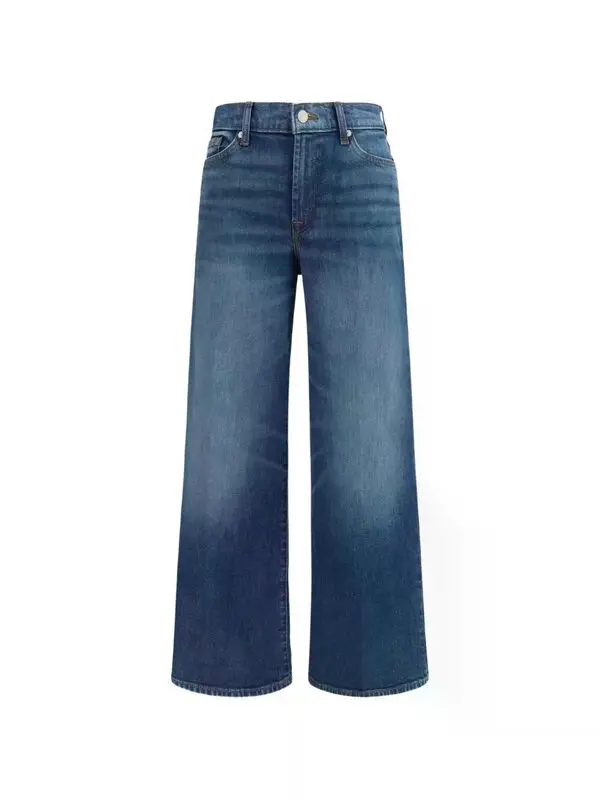 7 For All Mankind Lotta Wide-leg Jeans - Blue