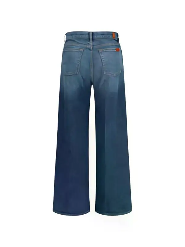 7 For All Mankind Lotta Wide-leg Jeans - Blue