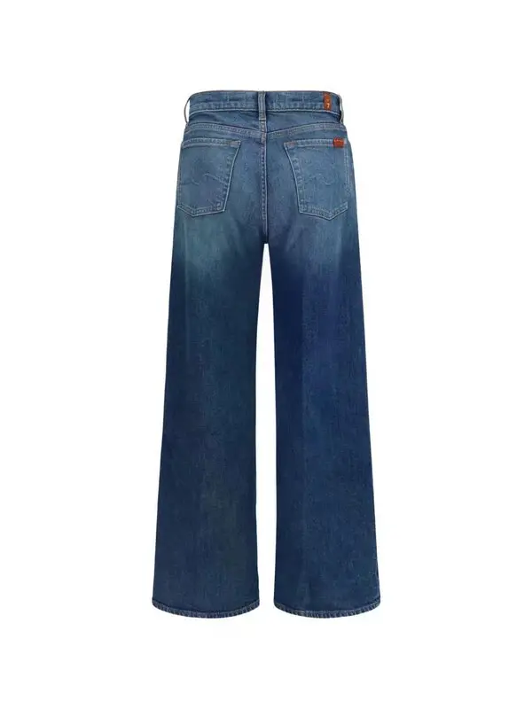 7 For All Mankind Lotta Wide-leg Jeans - Blue