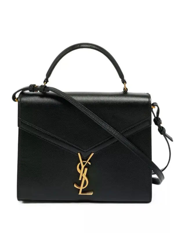 Saint Laurent 2022 Medium Cassandra Leather Tote Bag - Black