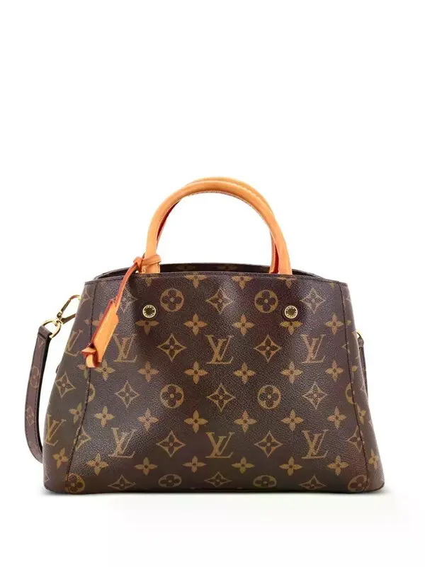 LOUIS VUITTON Montaigne Bb Satchel Monogram Canvas - Brown