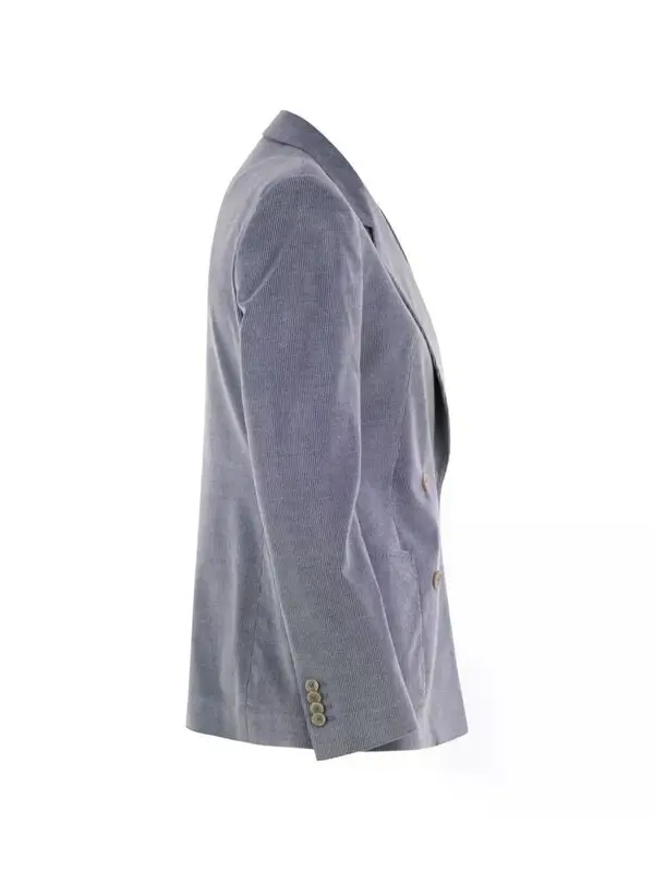 Tagliatore Double-breasted Ribbed Suit Jacket