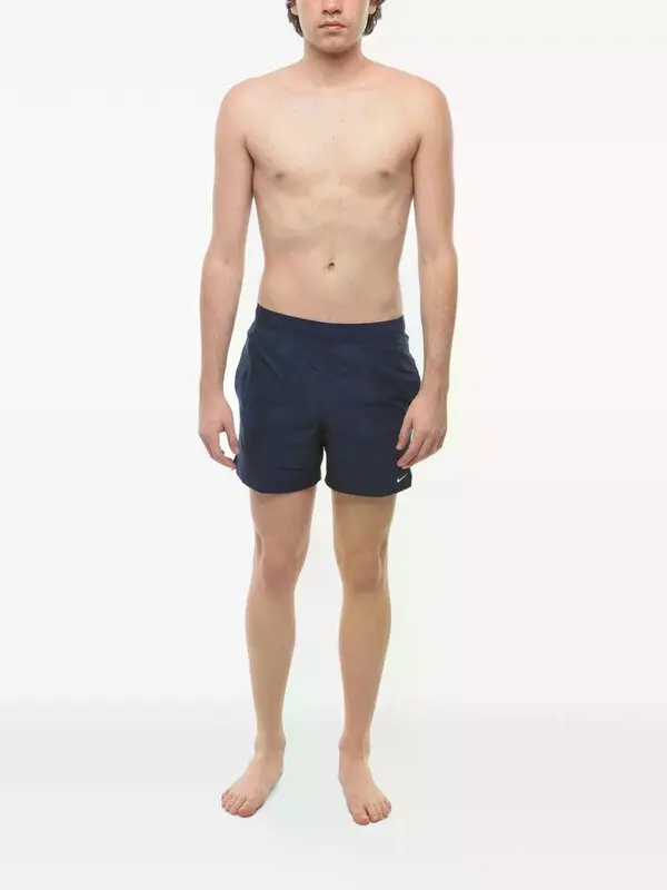 Nike Embroidered-logo Swim Shorts - Blue