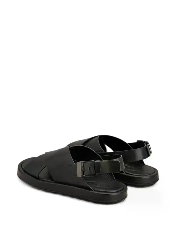 TOD'S Sandals In Leather - Black