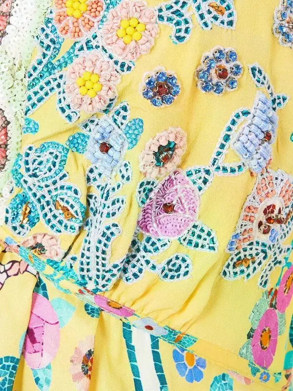 Camilla Tiered Maxi Dress With Hardware