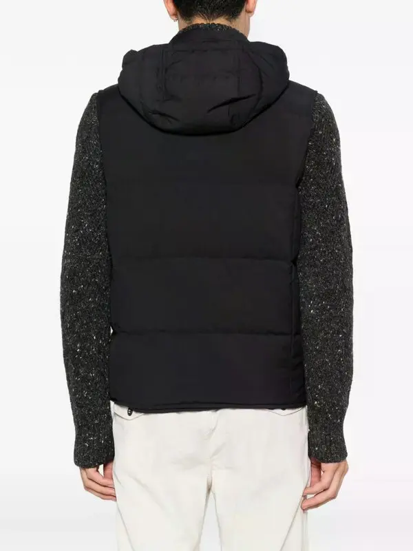 Eleventy Hooded Quilted Gilet