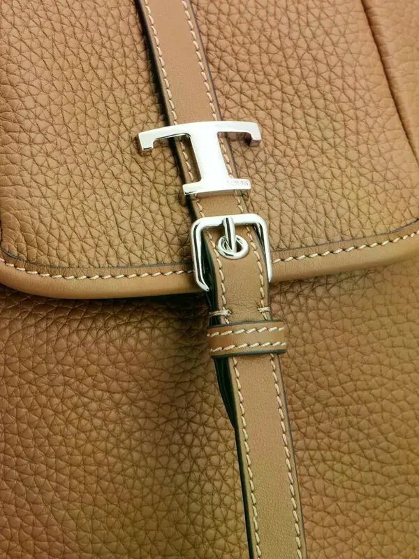 TOD'S T Timeless Pebbled Backpack