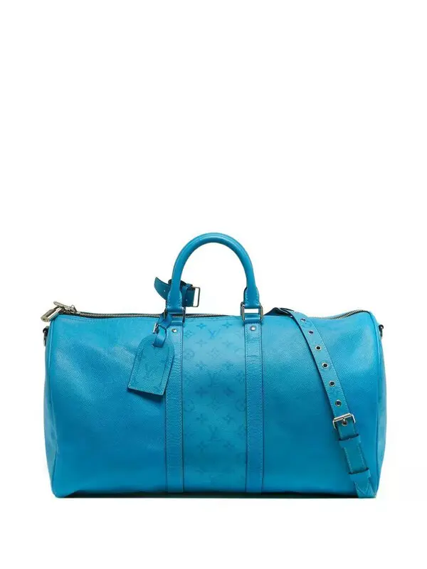 LOUIS VUITTON 2020 50 Keepall Bandoulière Luggage - Blue