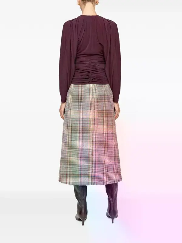 NISSA Draped Tencel™ And Wool Top