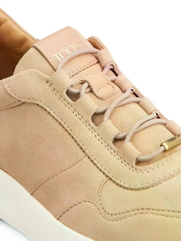 TOD'S Red Dot Sneakers In Suede