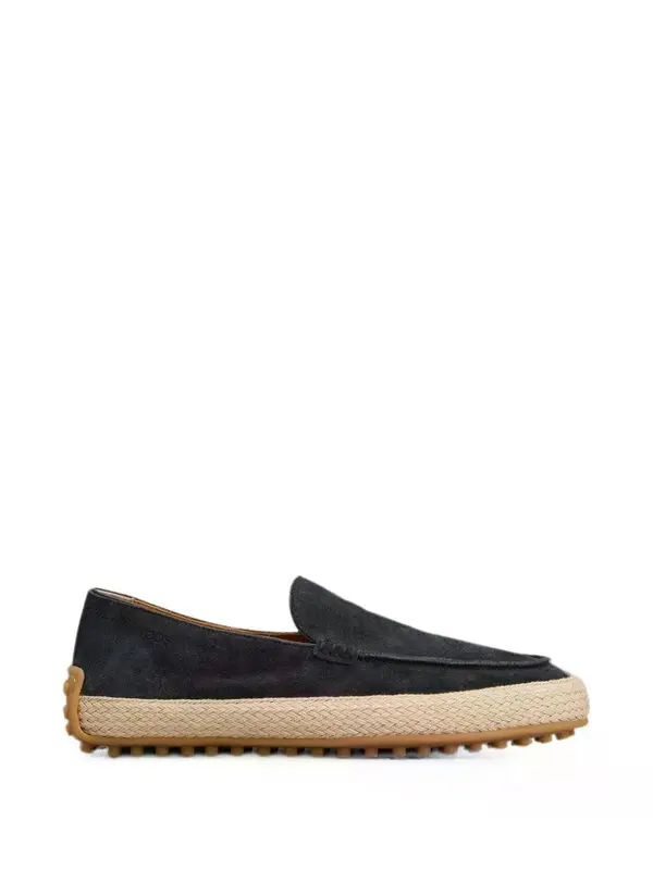 TOD'S Loafers In Suede - Blue