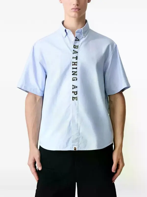 A BATHING APE Logo-print Short-sleeve Shirt