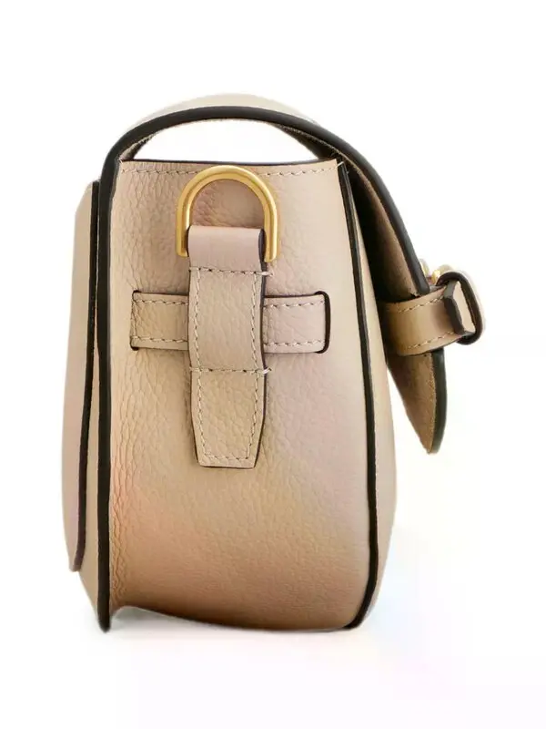 TOD'S T Timeless Buckled-detail Shoulder Bag - Neutrals