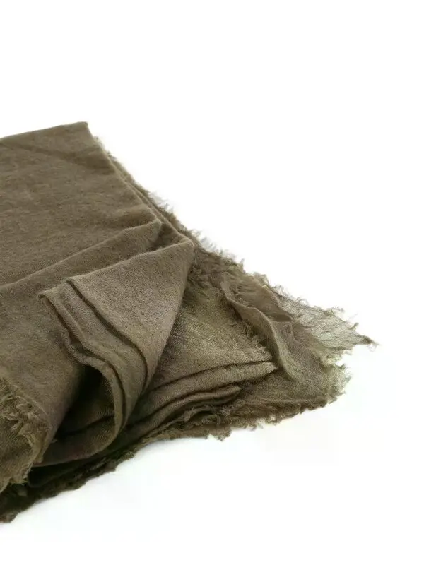 Frenckenberger Frayed-edge Scarf