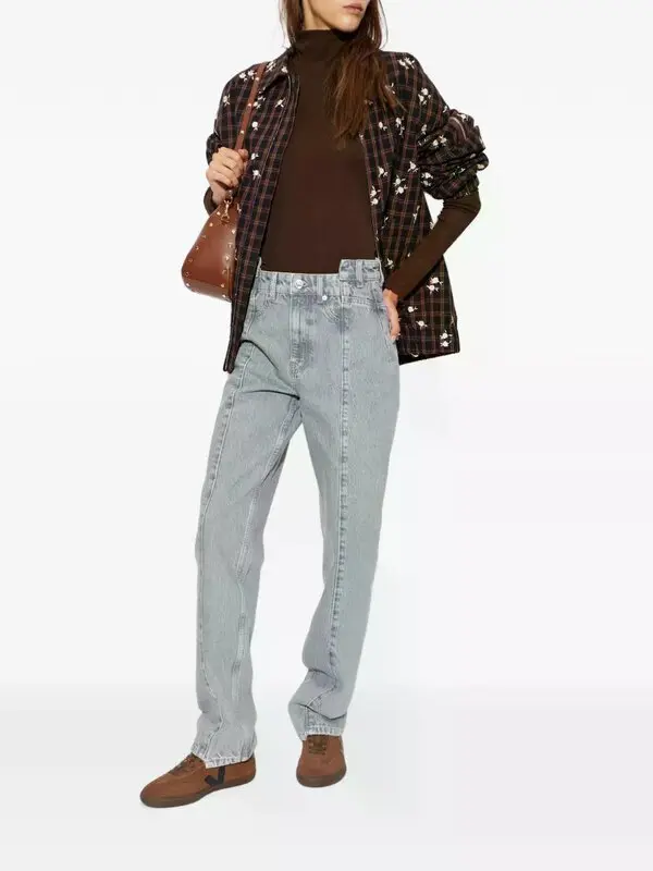 GANNI Turtleneck In Marl Mesh