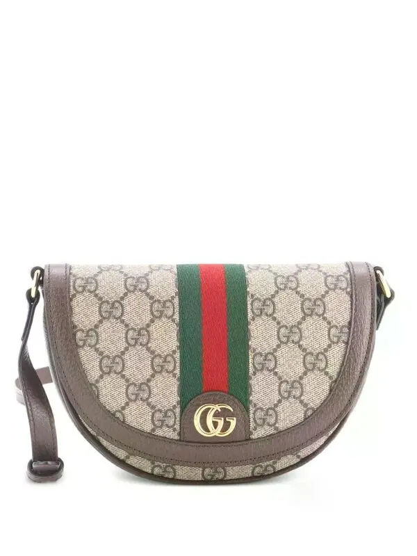 Gucci Ophidia Gg Mini Crossbody Bag - Brown