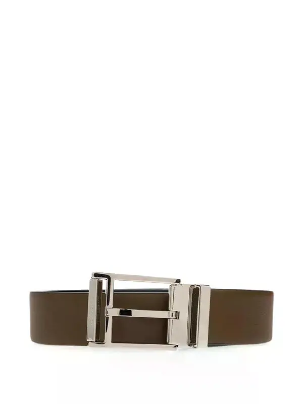 FERRAGAMO Reversible And Adjustable Belt - Brown