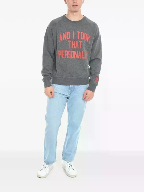 SCRIMMAGE Raglan Sleeve Logo Print Sweater