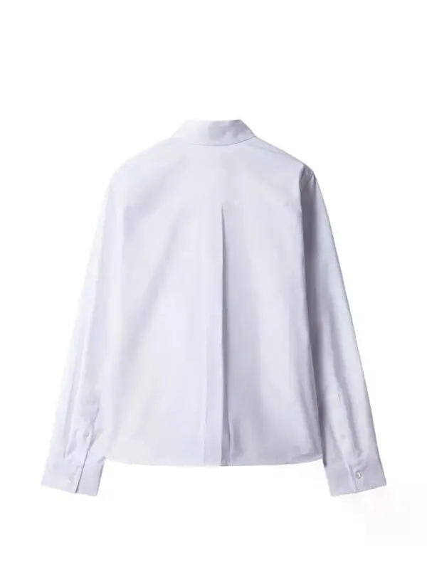 Maison Kitsuné Logo-patch Cotton Shirt