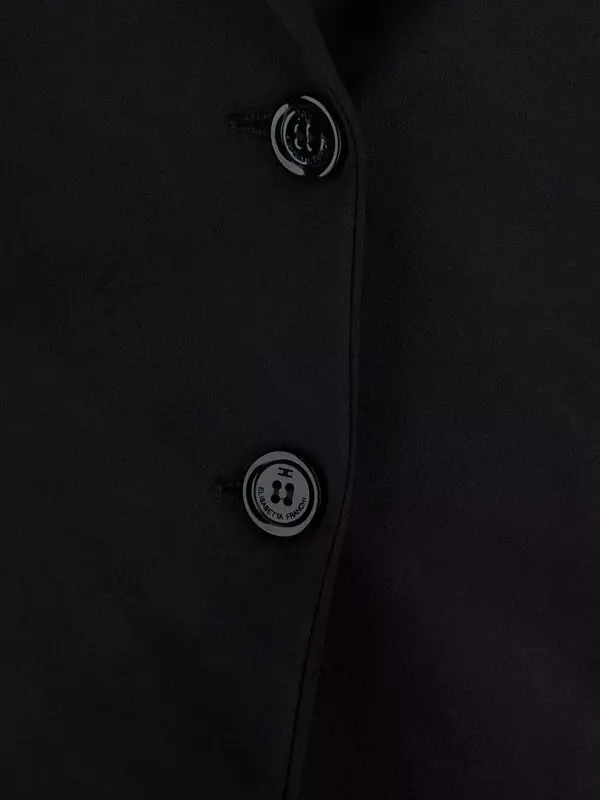 Elisabetta Franchi Jacket In Lightweight Crêpe