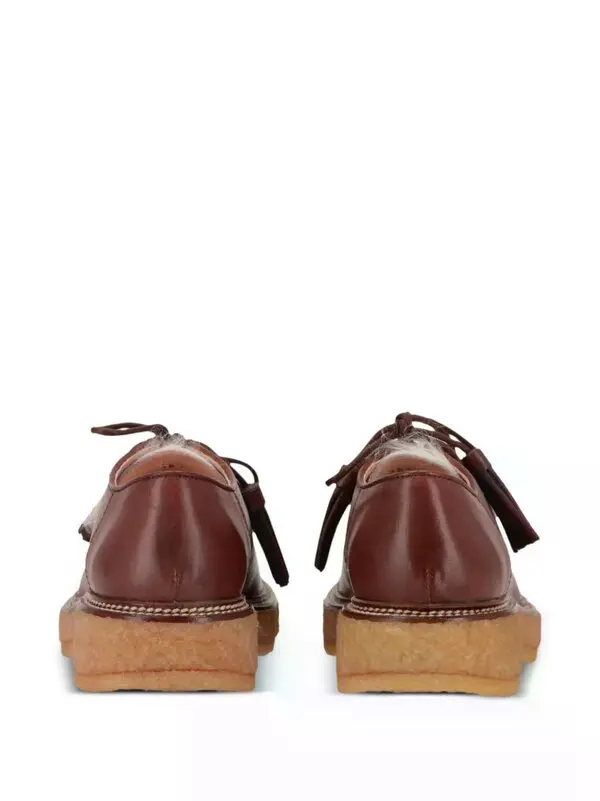 TOD'S Faux Fur-trimmed Tasselled Loafers