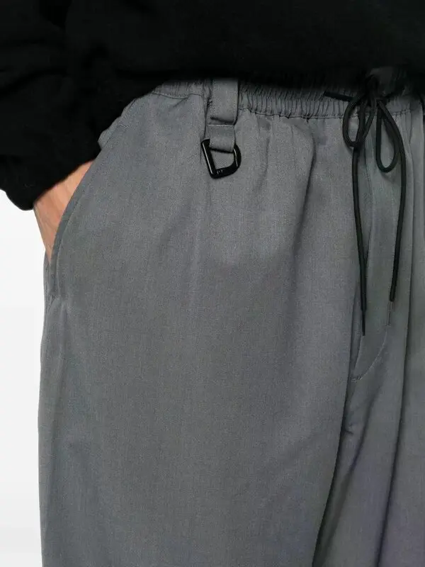 Y3 X Yohji Yamamoto Drawstring-waist Trousers