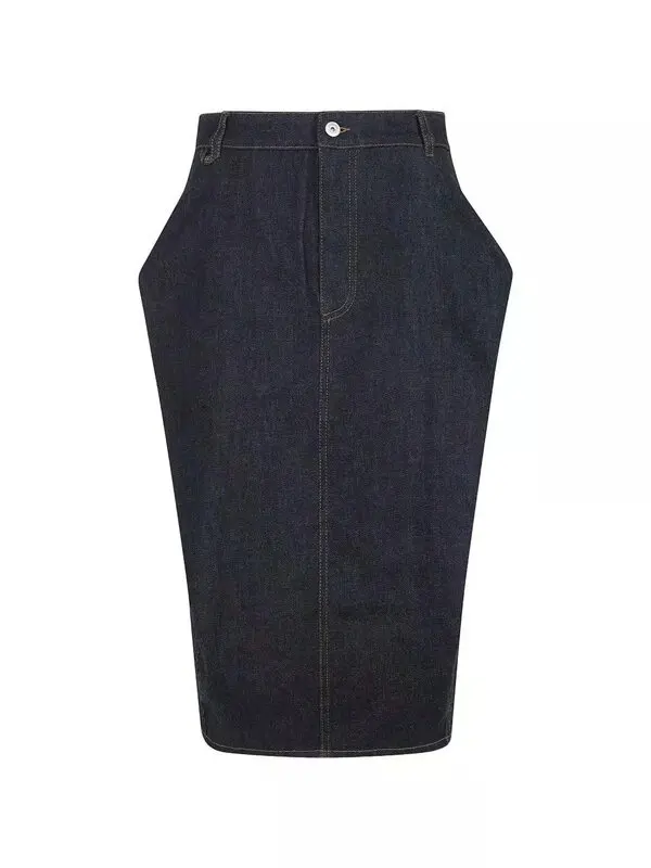 Jacquemus De-nîmes Cubisto Skirt - Blue