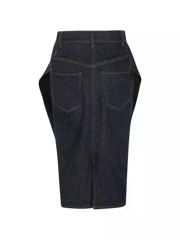 Jacquemus De-nîmes Cubisto Skirt