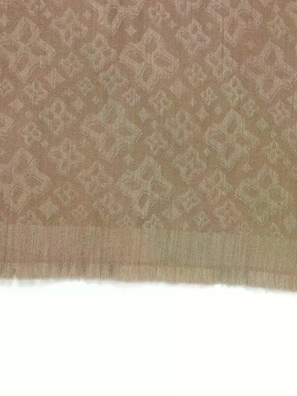 Tagliatore Jacquard-pattern Frayed Scarf