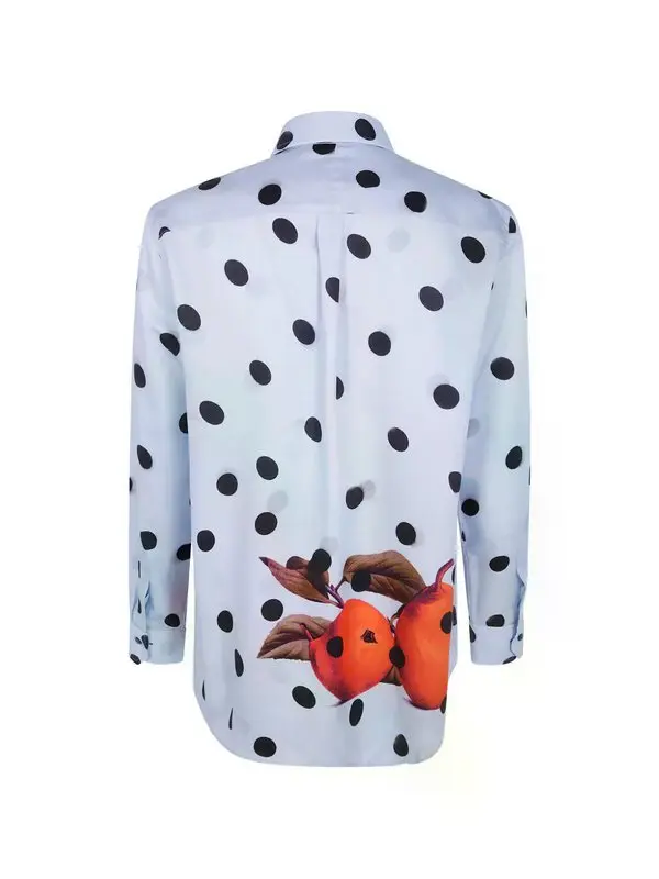 Paul Smith Polka-dot Pear-print Shirt