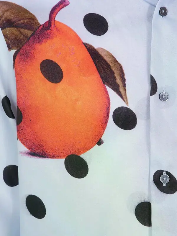 Paul Smith Polka-dot Pear-print Shirt
