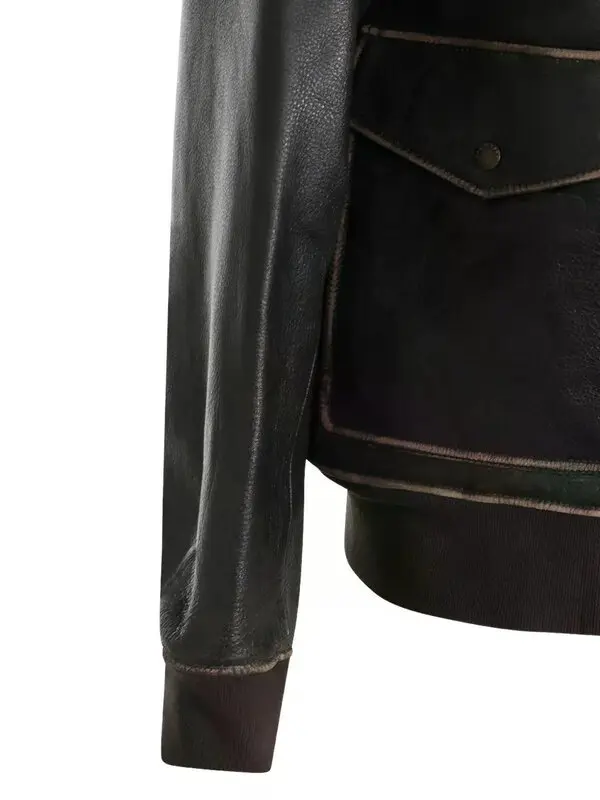 Rag & Bone Shearling-collar Leather Jacket