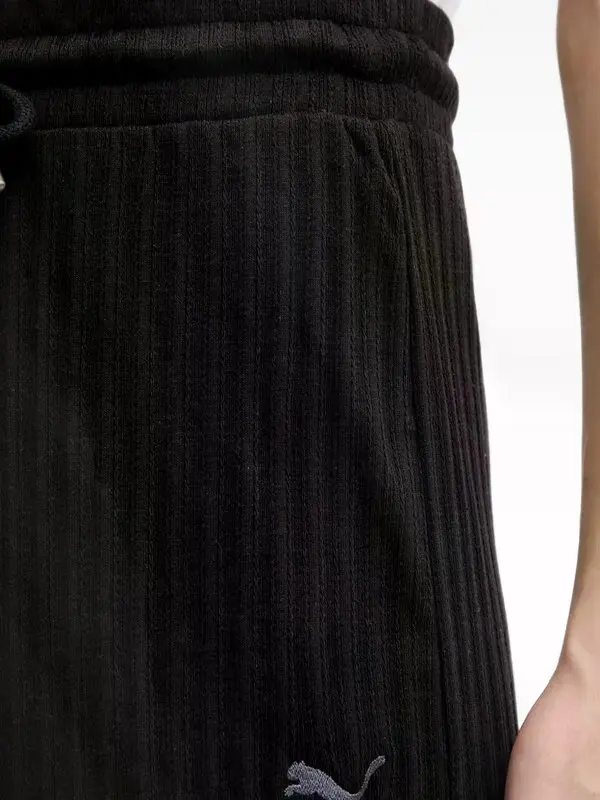 PUMA Ribbed-knit Track Pants
