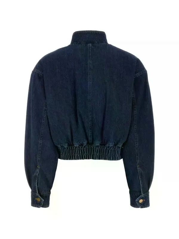 JIL SANDER Elasticated-waist Denim Jacket