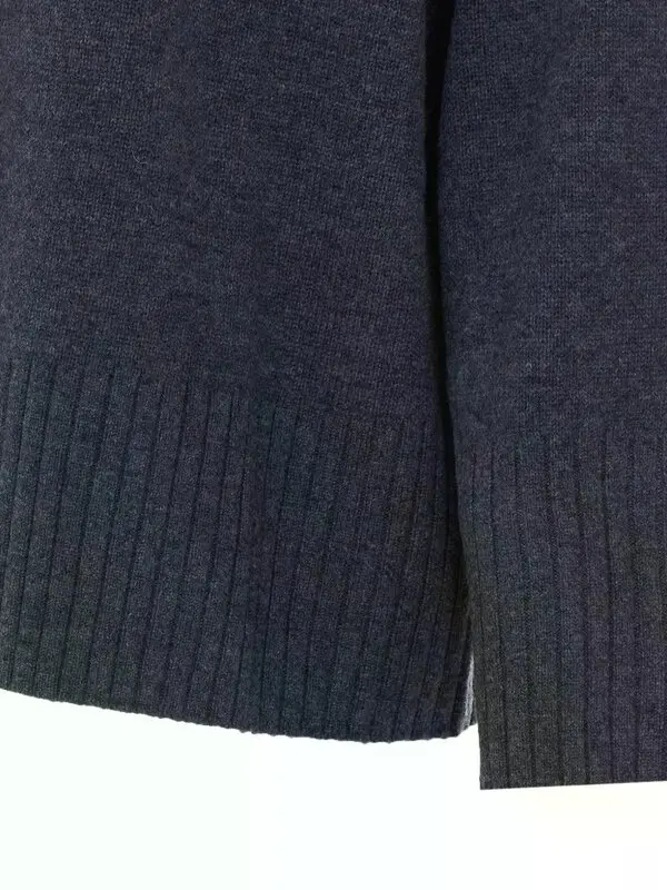 Pinko Roll-neck Ribbed-trim Wool Sweater
